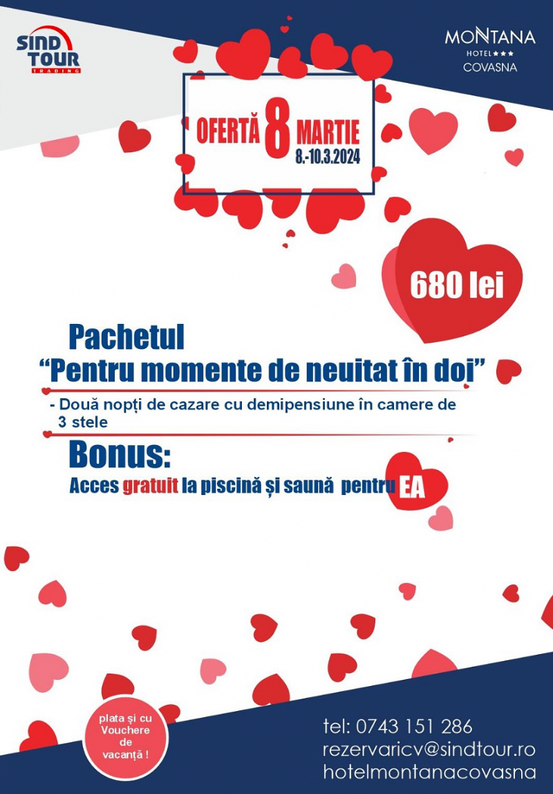 Oferte tratamente balneare si medicale Hotel Montana Covasna